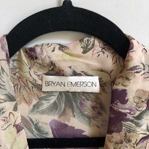 Bryan Emerson | Dresses | Bryan Emerson Hand Dyed Sheer Cover Up Maxi ...